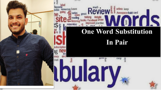Ssc Exams Non Technical Railway Exams One Word Substitution In