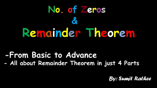Ssc Exams Non Technical Railway Exams Remainder Theorem Part 2 In