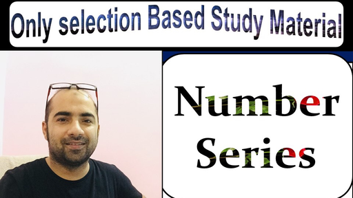 SSC Exams (Non Technical)/ Railway Exams - Number Series L01 (in Hindi ...