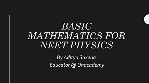 Neet Ug The Ultimate Basics Part 1 In Hindi Offered By Unacademy