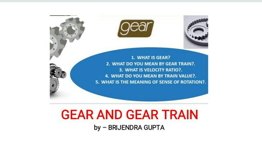 GATE Iconic Pro - Simple Gear Train (in Hindi) Offered by Unacademy
