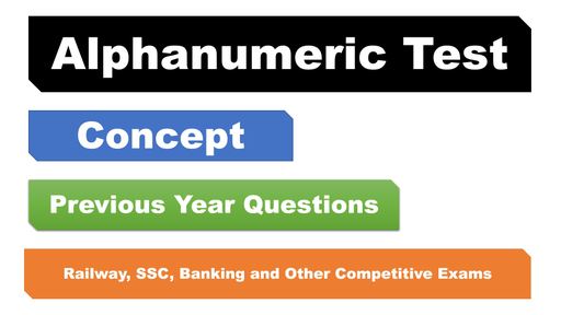 Railway Exams - Alphanumeric Test: Introduction and Basic Concept - 2 ...