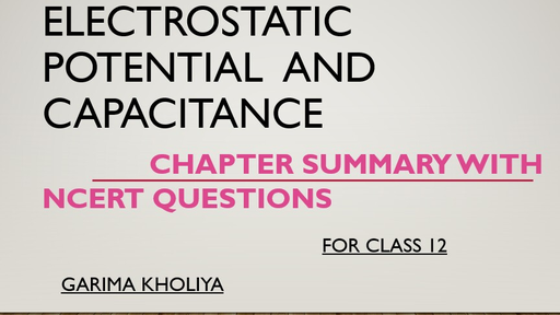 CBSE Class 12 - Capacitors(part2) (NCERT questions) Offered by Unacademy