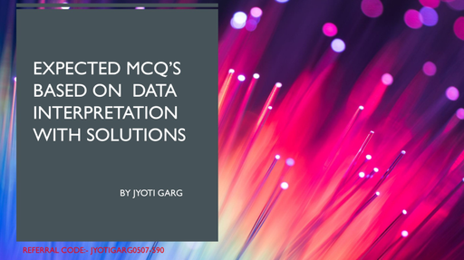 Nta Ugc Net And Set Exams Expected Mcqs Based On Data Interpretation