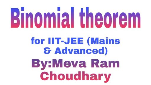 Iit Jee Lecture 2 Introduction To Binomial Theorem And Pascal