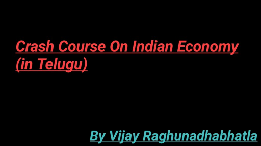 Appsc And Tspsc Live Telugu Crash Course On Indian Economy By Unacademy 
