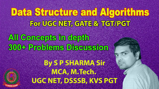 NTA-UGC-NET & SET Exams - Types of Algorithms and Recursive Algorithm (in Hindi) Offered by ...