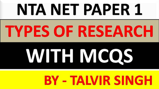 Nta Ugc Net And Set Exams Part 10 Research Types Expected Mcq Offered