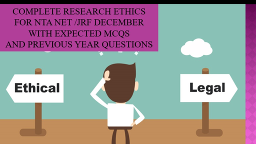 NTA-UGC-NET & SET Exams - MCQs part-3 previous year questions related to ethics Offered by Unacademy