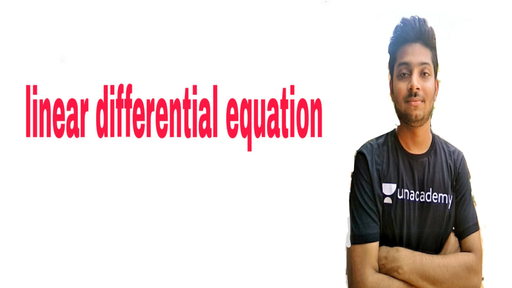 Csir Ugc Net First Order Linear Differential Equation In Hindi
