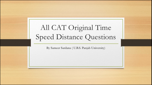 Cat And Other Mba Entrance Tests Solve Cat Original Tsd Questions