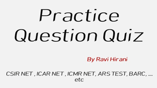Csir Ugc Net Practice Questions Part 1 Csir Ugc Net By Unacademy