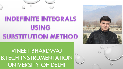 Cbse Class 12 Indefinite Integrals Using Substitution Method Part 4