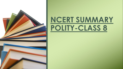 UPSC CSE - GS - (Hindi) NCERT Polity Summary Class VIII: UPSC CSE by ...
