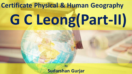 Upsc Cse Gs Hindi Upsc Learn Geography Through Gc Leong Book