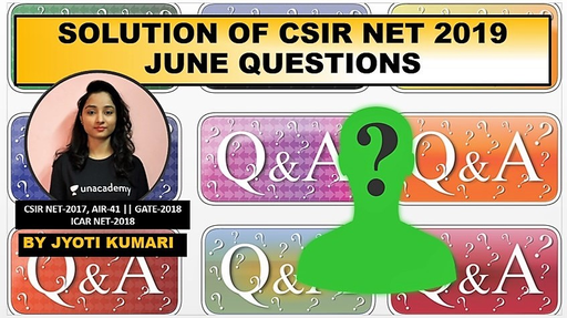Csir Ugc Net Csir Net 2019part 6in Hindi Offered By Unacademy