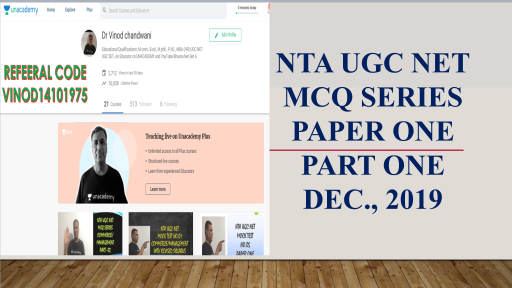 Nta Ugc Net And Set Exams Nta Ugc Net Multiple Choice Questions Series