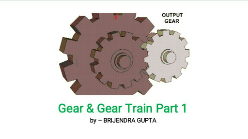 GATE & ESE - (Hindi) Part 1 Gear and Gear Train: GATE (Mech) by Unacademy