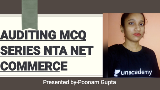 Nta Ugc Net And Set Exams Auditing Mcq Series Part 4 In Hindi