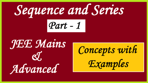 Iit Jee Arithmetic Progression Maths Concepts With Examples Iit