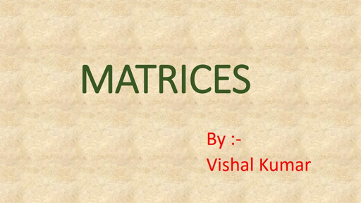 Cbse Class 12 Properties Of Matrices In Hindi Offered By Unacademy