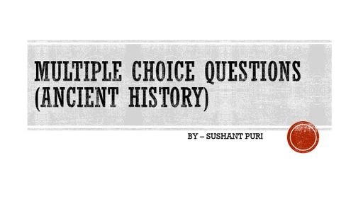 Upsc Cse Gs Multiple Choice Questions Part 3 In Hindi Offered