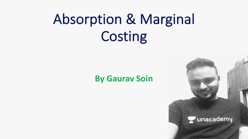 NTA-UGC-NET & SET Exams - Marginal Costing - Meaning, Advantages and ...