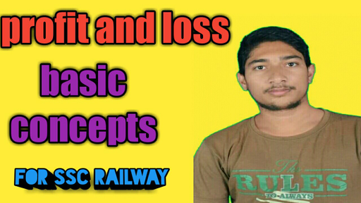 Ssc Exams Non Technical Railway Exams Profit And Loss Part 1 In
