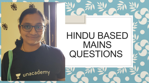 Upsc Cse Gs Overview Of Mains Questions Based On The Hindu Analysis