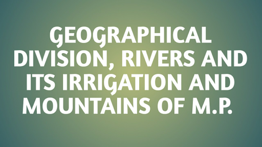 Madhya Pradesh State Exams - MP-GK Mountain ranges of M.P. in detail ...
