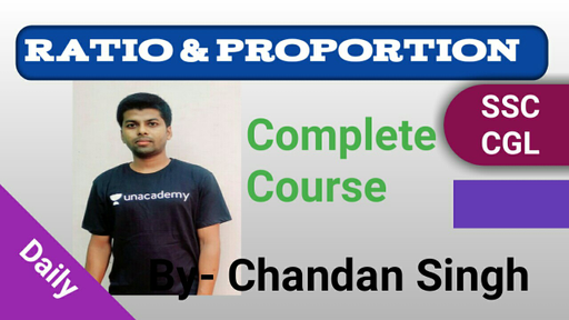 SSC Exams (Non Technical)/ Railway Exams - Part 1 Ratio and Proportion : Overview (in Hindi ...