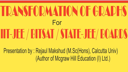 Iit Jee Transformation Of Graphs For Iit Jee Part 10 In Hindi