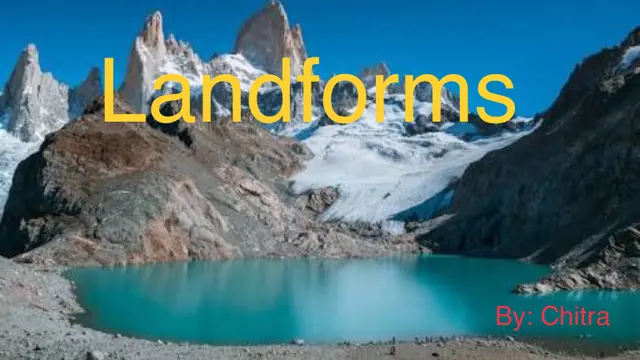 Landforms Upsc Cse Gs Unacademy