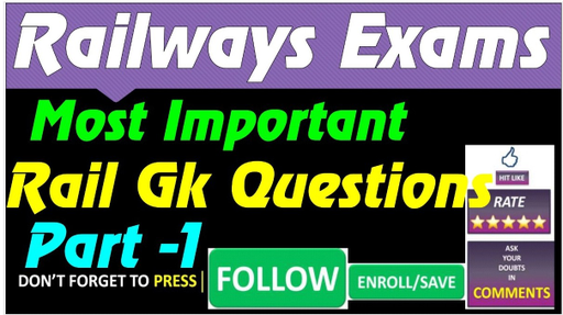 Railway Exams - 15 Days Static GK History of Indian Railways Lesson 1 ...
