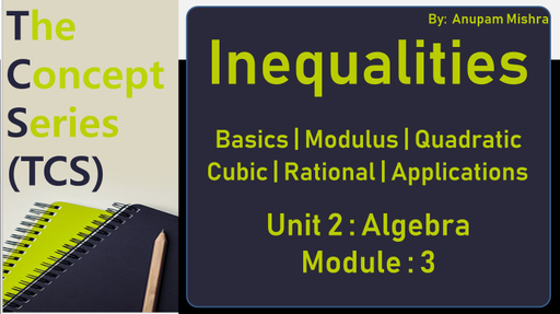 Cat And Other Mba Entrance Tests Module 3 Part 2 Inequalities And Modulus Functions Offered