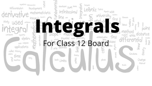 CBSE Class 12 - Geometrical Interpretation of Indefinite Integral and ... CBSE Class 12 - Geometrical Interpretation of Indefinite Integral and ...