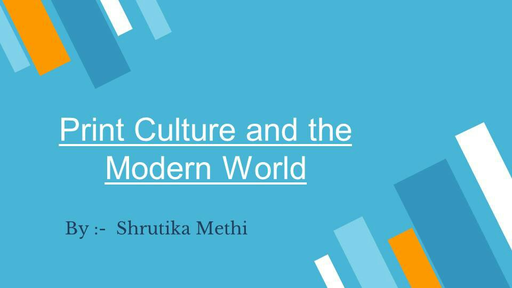 Upsc Cse Gs Print Culture Offered By Unacademy