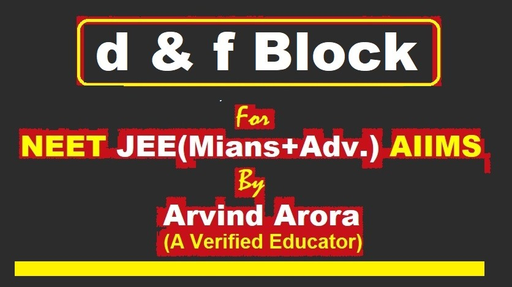 IIT JEE - D block . Formation of colour compound and formation of ...