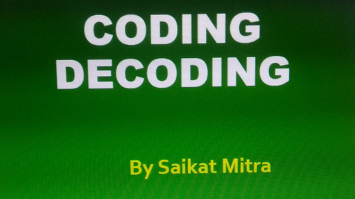 Ssc Exams Non Technical Railway Exams Coding Decoding Part 5 In