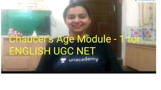 Nta Ugc Net And Set Exams Chaucers Age Lesson 1 In Hindi Offered
