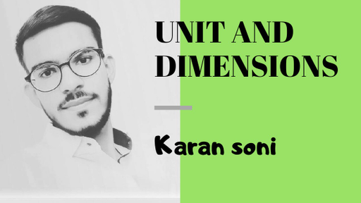 Iit Jee Hindi Unit And Dimensions For Iit Jee By Unacademy