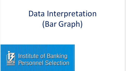 Bank Exams - Data Interpretation Previous Year MCQ'S , Bar Graph (in ...