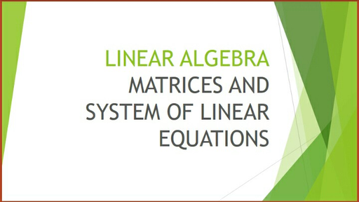 Csir Ugc Net Basics Of Matrices Offered By Unacademy
