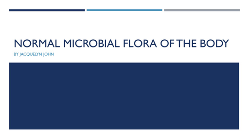 - Normal flora of the Nose, Nasopharynx and Sinuses Offered by Unacademy