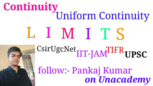 Csir Ugc Net Introduction To Continuity A Course Overview In