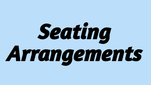 - Seating Arrangements - Linear seating arrangements Offered by Unacademy