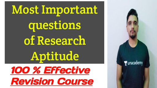 Nta Ugc Net And Set Exams Research Aptitude Most Important Questions